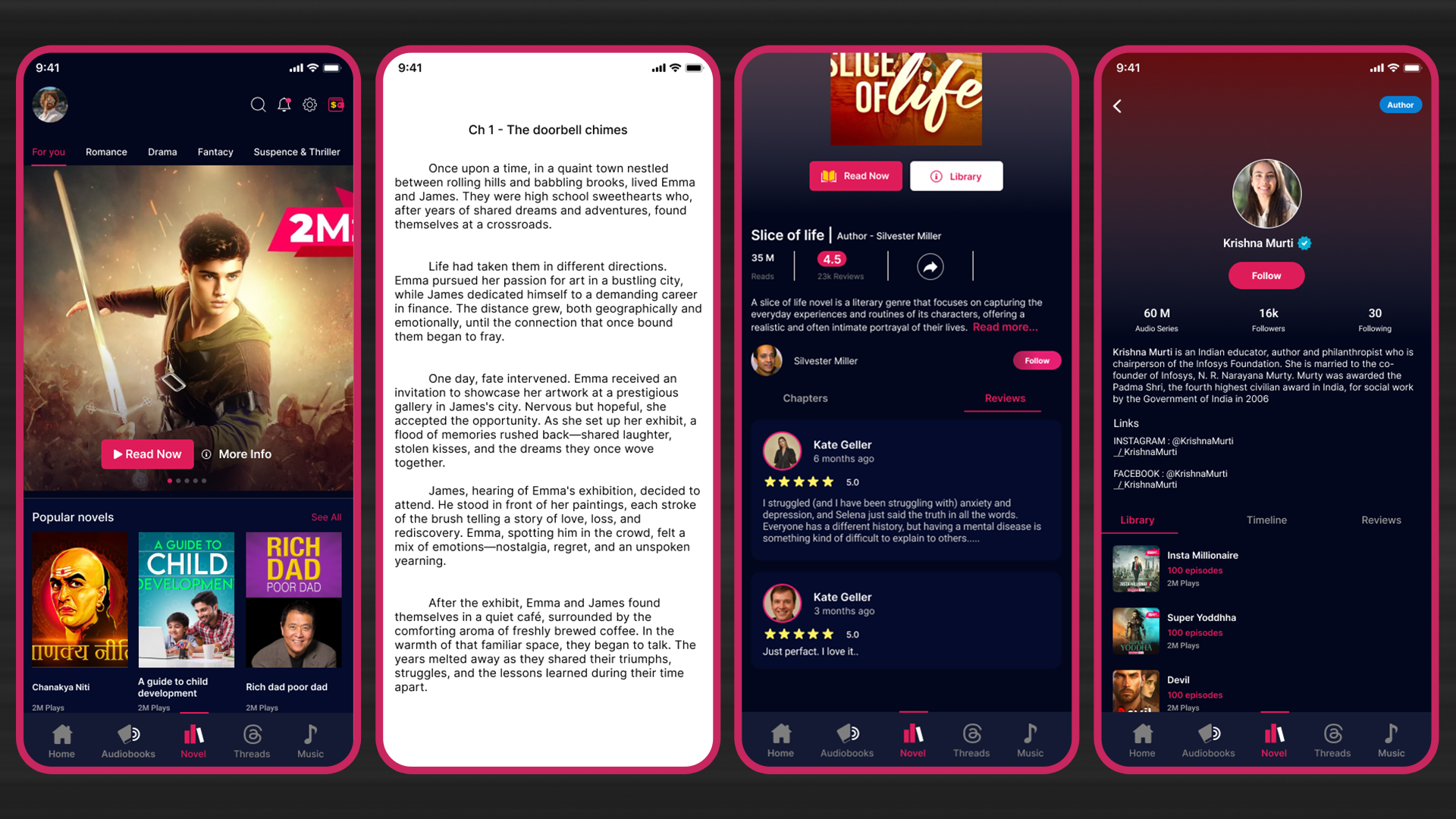 DTPocketFM - Podcasts, AudioBooks, Novels, Threads, Music Flutter App (Android - iOS) - Admin ...
